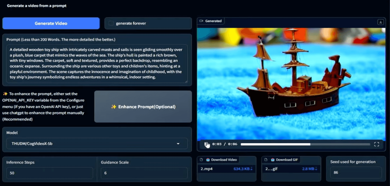 CogVideo - AI-Driven Text-to-Video, Image-to-Video, and Video-to-Video Platform